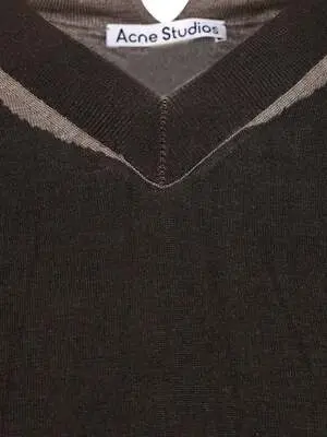 Acne Studios Crumpled V-neck Sweater