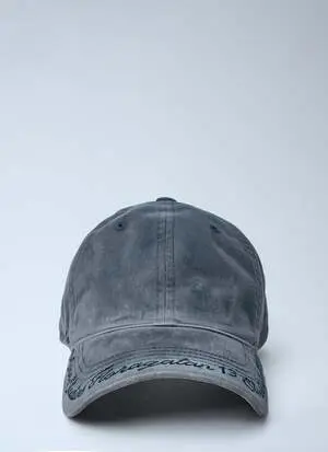 Acne Studios Logo Baseball Cap - Gray