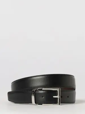 Zegna Reversible Leather Belt - Black