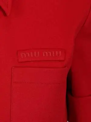 Miu Miu Technical Jersey Polo Shirt