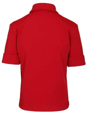 Miu Miu Technical Jersey Polo Shirt - Red