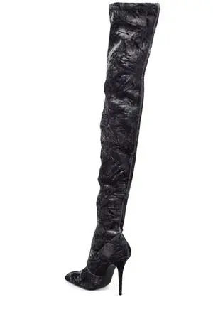 Saint Laurent Talia Thigh-high Boots