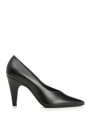 Alaïa 90 Leather Pumps - Black