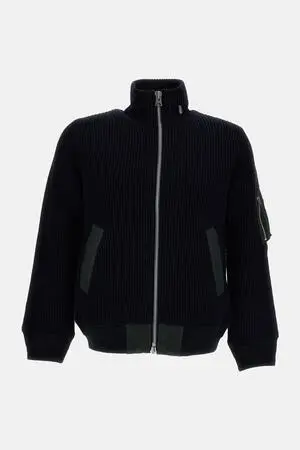 Sacai Zip Up Cardigans For Men