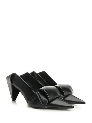 Loewe Origami Flap Back Pump 70 - Black