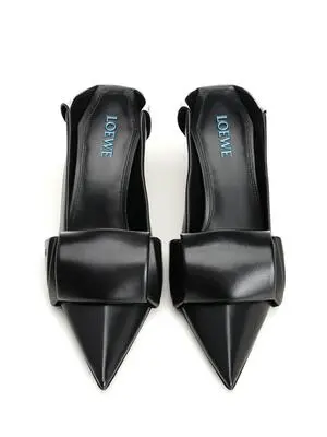 Loewe Origami Flap Back Pump 70 - Black