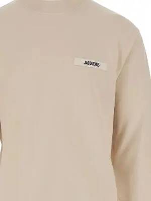 Jacquemus Le Sweatshirt Gros Grain In Cotton