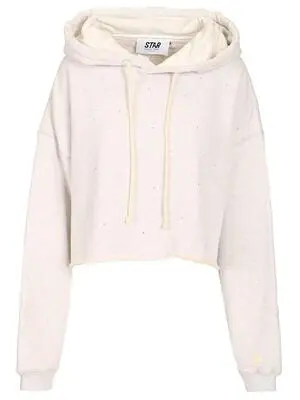 GOLDEN GOOSE GOLDEN GOOSE Star Crop Sweatshirt Gray
