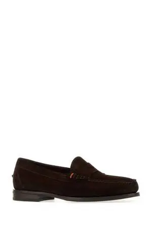 Santoni Suede Quentin Loafers