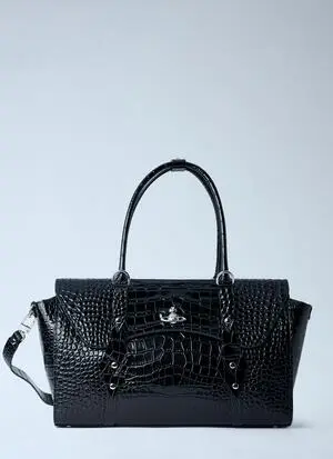 VIVIENNE WESTWOOD Medium Bettina Handbag - Black