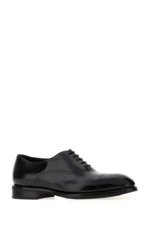 Santoni Leather Laafe Lace-up Shoes