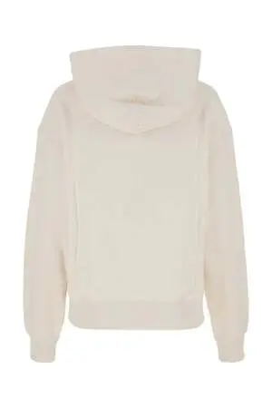 JIL SANDER Ivory Cotton Oversize Sweatshirt - Yellow