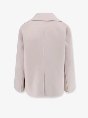 Max Mara Smmmargot Pure Virgin Wool Peacoat
