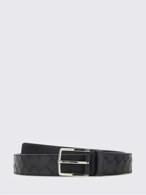 Bottega Veneta Woven Leather Belt - Gray
