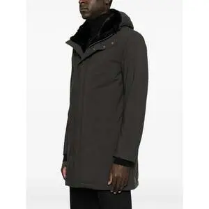 Herno Grey Coats Parkas