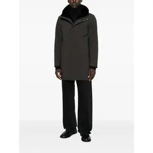 Herno Grey Coats Parkas