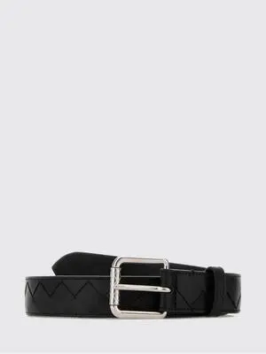Bottega Veneta Woven Leather Belt - Black