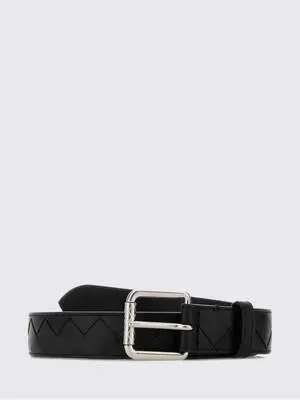 Bottega Veneta Woven Leather Belt - Black