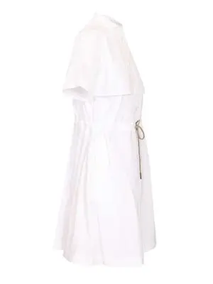 Burberry Cotton Poplin Dress - White