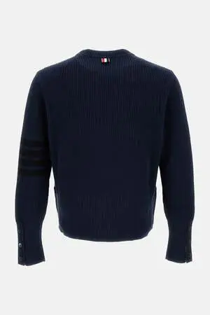 Thom Browne Crewneck Cotton Cardigan