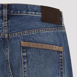 Etro Straight Denim Jeans - Blue