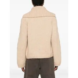 Moncler Neutrals Knitwear Cardigans - Cream