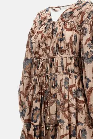 Zimmermann Floral Print Long Dress - Multicolor
