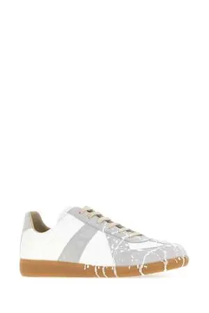 MAISON MARGIELA Two-tone Leather Replica Sneakers - Multicolor