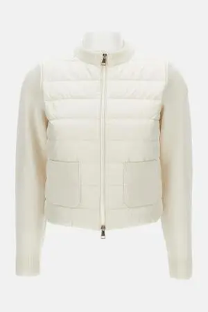 Moncler Wool Zip Up Cardigan - Multicolor