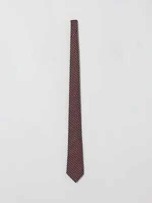 Zegna Silk Tie With All-over Sails Print - Red