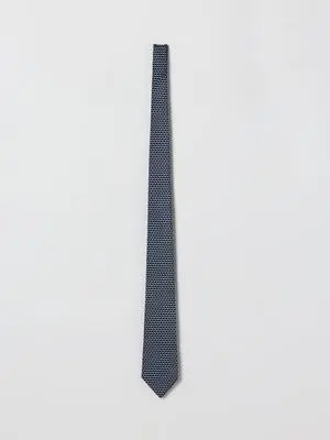 Zegna Printed Silk Tie - Blue