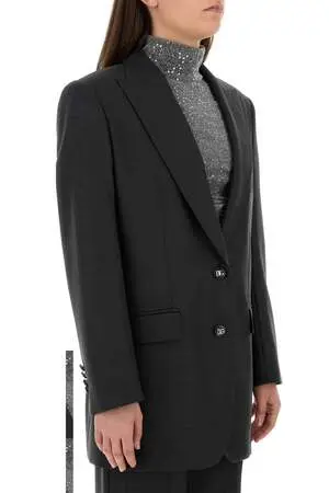 Dolce & Gabbana Graphite Wool Blazer