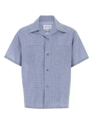 MAISON MARGIELA Embroidered Stretch Cotton Shirt
