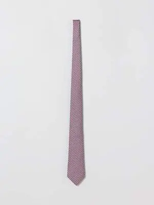 Zegna Silk Tie With All-over Sails Print - Pink