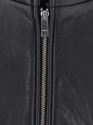 ROTATE BY BIRGER CHRISTENSEN Oversized Leather Jacket - Multicolor