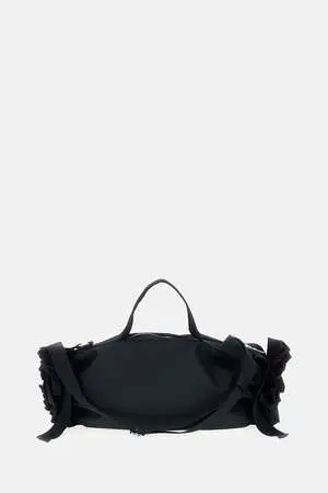 Simone Rocha Large Double Ribbon Rosette Bag With Embroidery