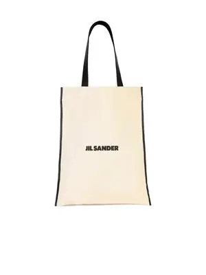 JIL SANDER Tela Shopping Bag - Cream