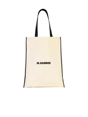 JIL SANDER Cotton Shopping Bag - Cream