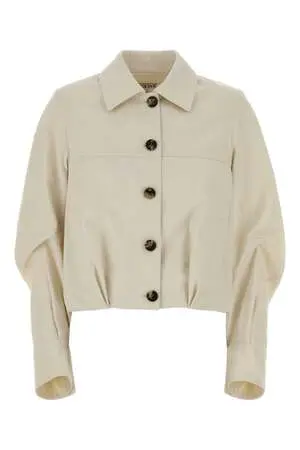 Loewe Cotton Blend Jacket - White