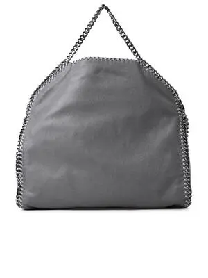 Stella McCartney Falabella Polyester Chain Tote Bag - Gray