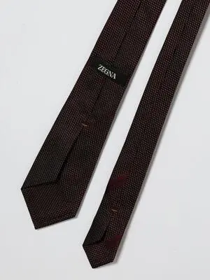 Zegna Polka Dot Silk Tie