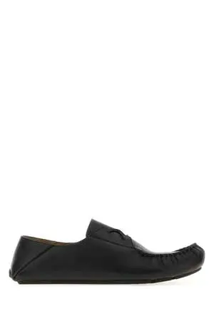 Loewe Leather Rambla Loafers - Black