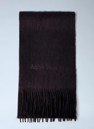 Acne Studios Logo Wool Scarf - Multicolor