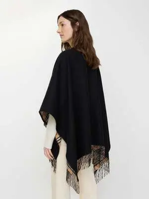 Burberry Reversible Check Wool Cape