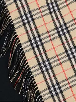 Burberry Reversible Check Wool Cape