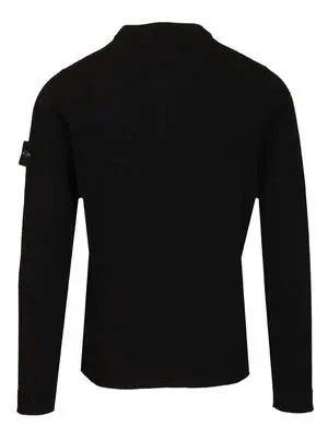Stone Island Lightweight Organic Cotton Sweater - Black