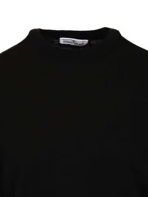 Stone Island Lightweight Organic Cotton Sweater - Black