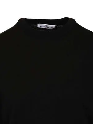 Stone Island Lightweight Organic Cotton Sweater - Black