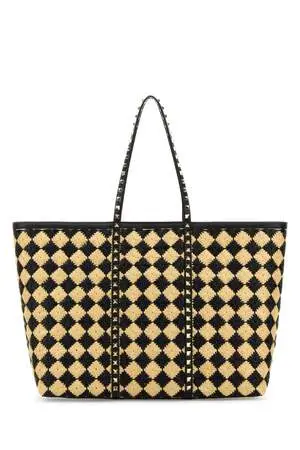 Valentino Garavani Raffia Shopping Bag - Multicolor