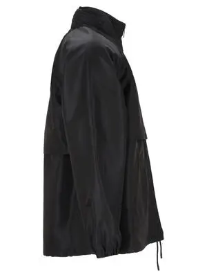 Saint Laurent High Collar Sports Jacket - Blue